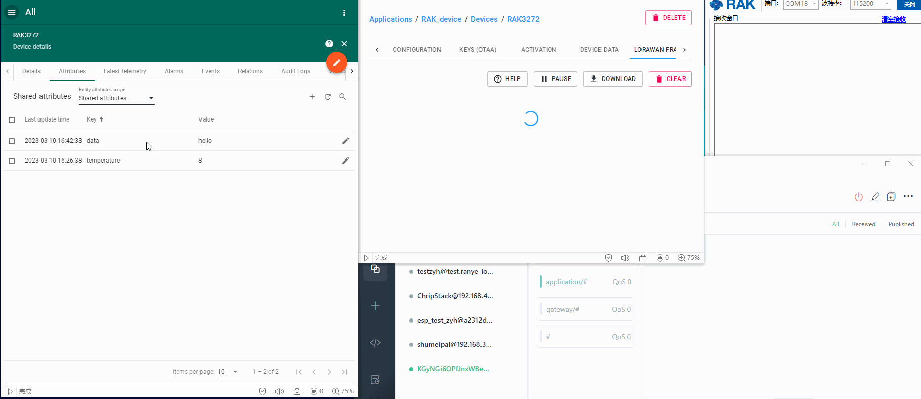 【Thingsboard+ChirpStack+LoRaWAN 网关+LoRa节点】通讯过程_thinsboard链接chirpstack-CSDN博客