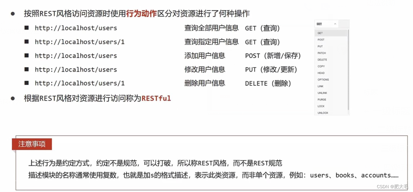 SSM学习(七)---RESTful_ssm restful-CSDN博客