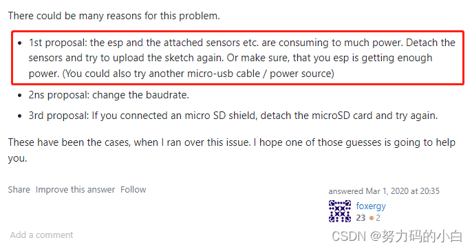 Failed to connect to ESP8266: Timed out waiting for packet header_a fatal esptool.py error ...