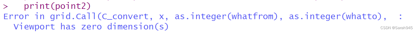 R语言报错Error in grid.Call(C_convert, x, as.integer(whatfrom), as.integer(whatto), : Viewport has z ...