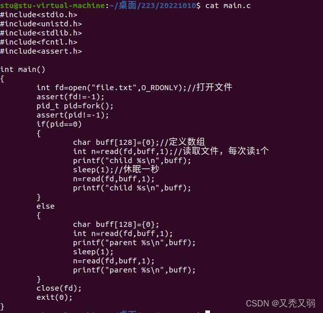【linux】文件描述符and先打开open文件再forkand先fork再openfork文件描述符 Csdn博客