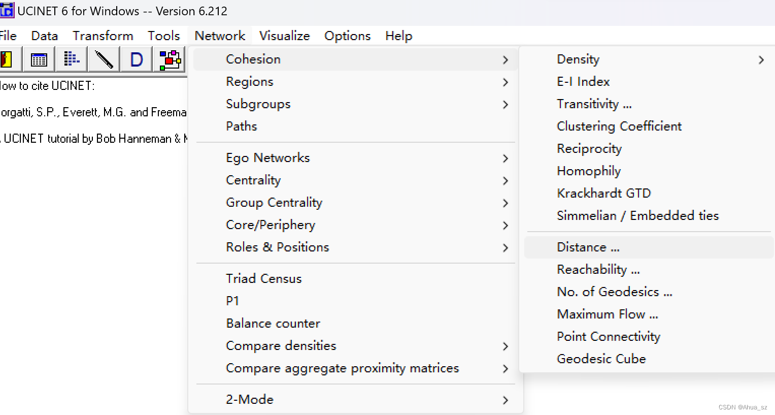 Ucinet软件学习教程-CSDN博客