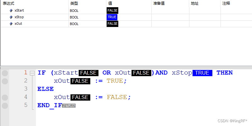 PLC中ST编程的起保停_st语言起保停-CSDN博客