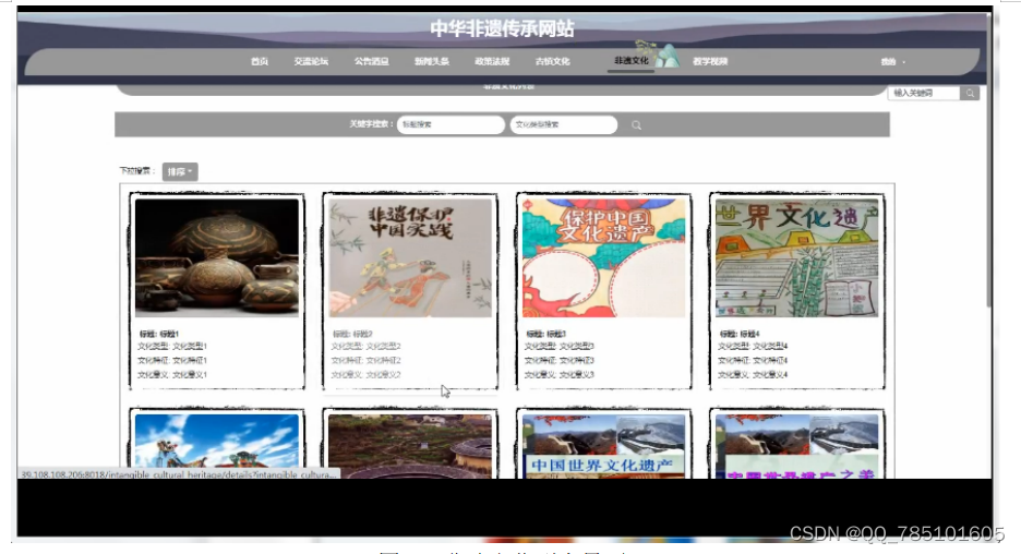 Springboot中华非遗传承网站(附源码、论文)免费赠送项目完整源码可做计算机毕业设计java、php、爬虫、app、小程序、c
