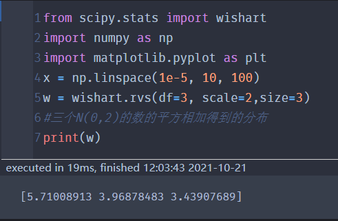 scipy笔记：wishart （威沙特分布）_wishart distribution-CSDN博客