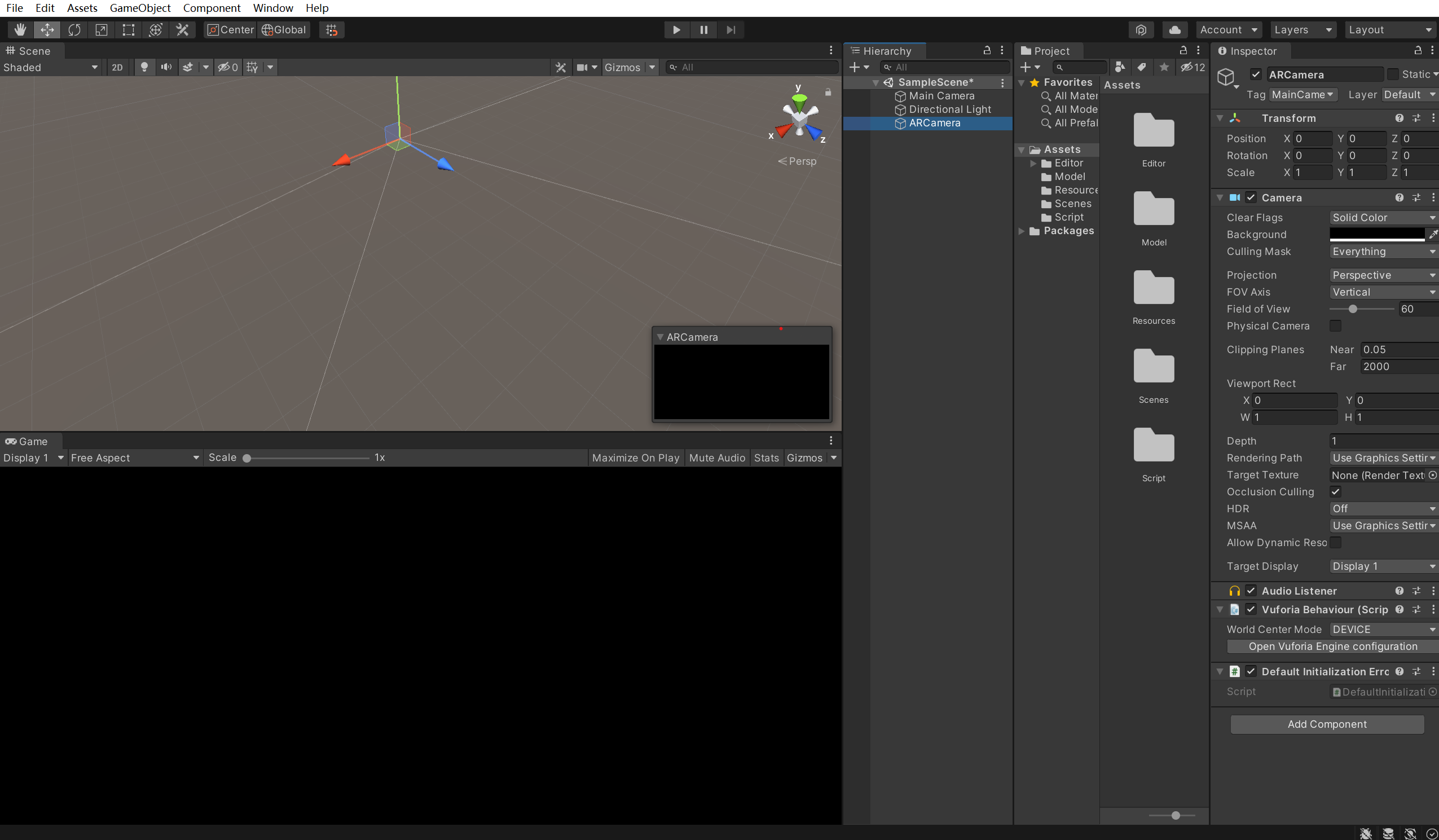 Unity+Vuforia初探之平面检测_vuforia平面识别-CSDN博客