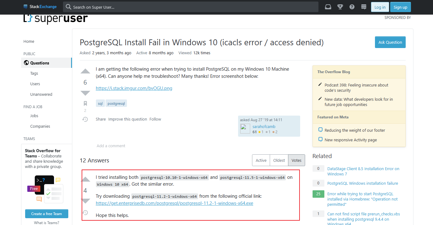 postgreSQL与postGIS安装过程中遇到的坑及解决_postgis has to be installed to the postgresql fold-CSDN博客