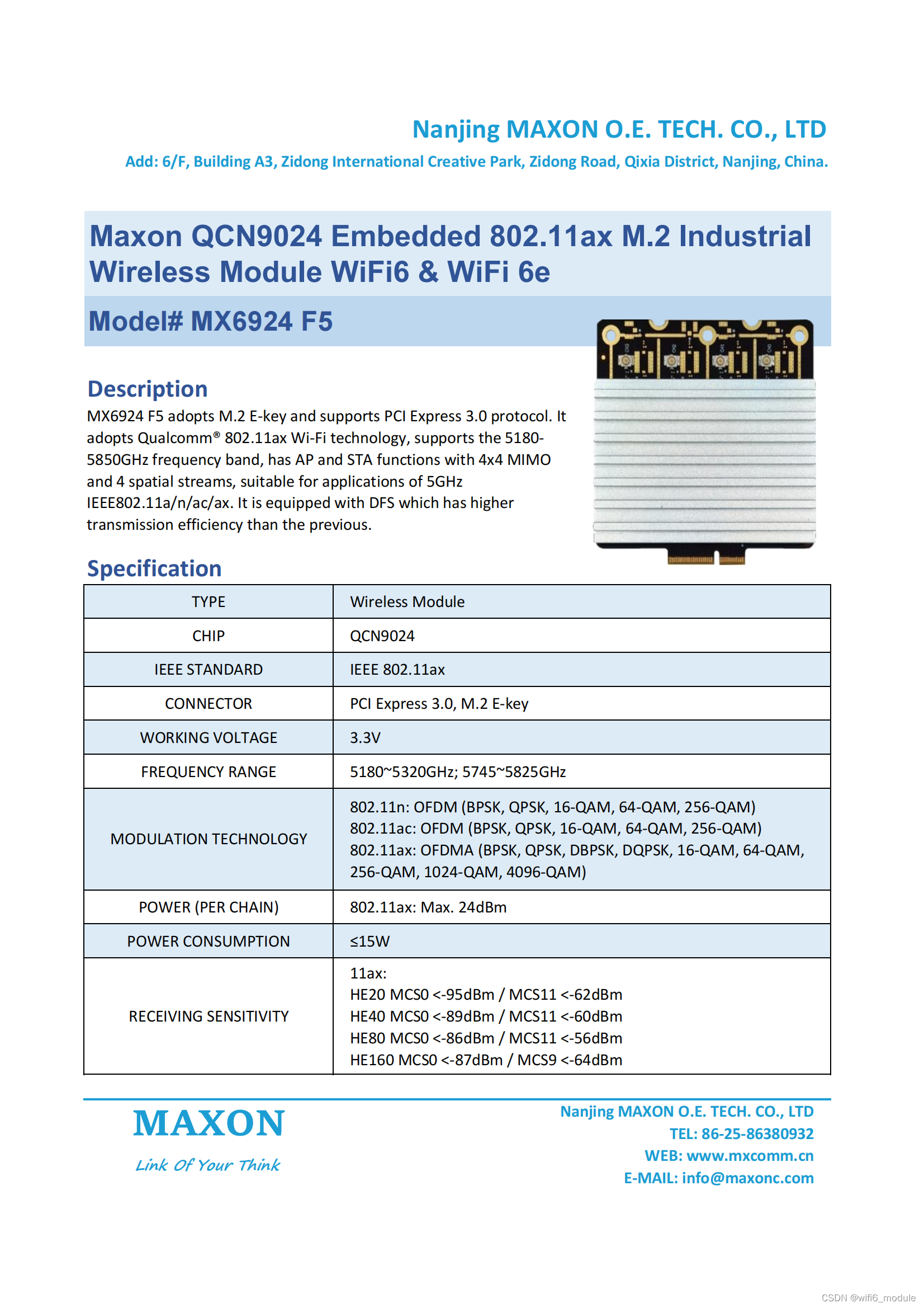 What‘s the difference between Maxon WiFi6 4x4 M.2 industrial Wireless ...