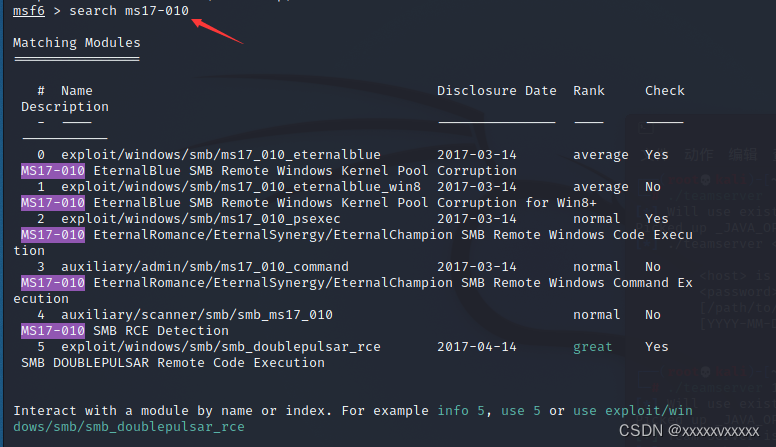 永恒之蓝ms17-010复现并转移会话到CobaltStrike_cs 永恒之蓝-CSDN博客