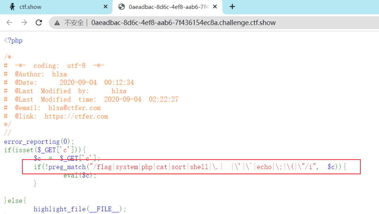 《CTFshow-Web入门》04. Web 31~40_ctfshow web31-CSDN博客