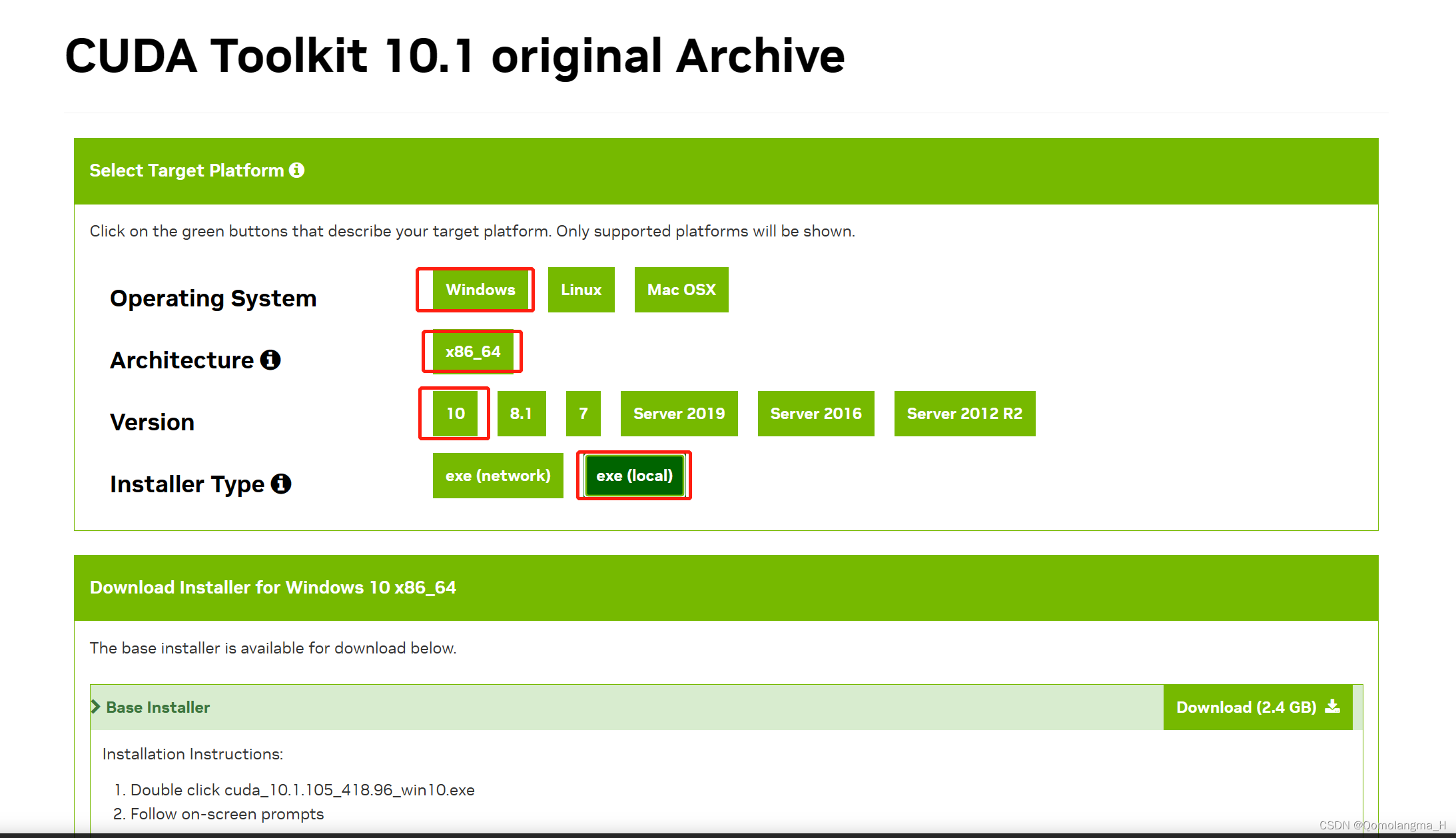 【2022超详细版】Win10安装cuda（10.1、11.7）+cuDNN（7.6.5、8.5.0）+tensorflow(gpu版)+pytorch（gpu版）_cudnn7.6.5-CSDN博客
