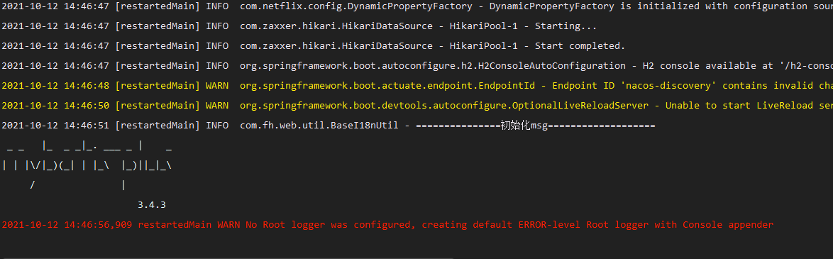 Nacos导致Log4j2配置失效不打印日志_load logback configuration of nacos fail, message:-CSDN博客