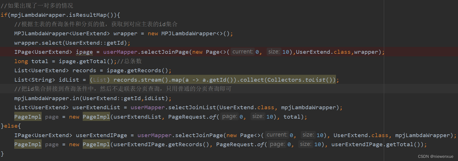 Mybatisplus的联表分页查询动态拼接主子表条件selectjoinpage Csdn博客 