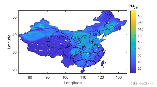 使用MATLAB画格网数据（适用于ERA5，PM2.5等）_matlab创建地理格网-CSDN博客