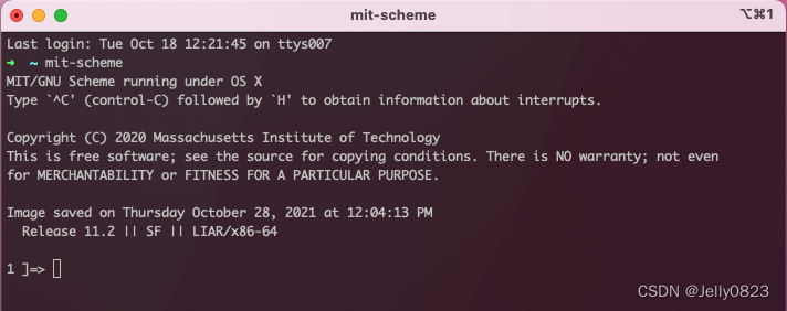 SICP学习第一天——MIT-Scheme的环境安装与基本使用mac_mit scheme-CSDN博客