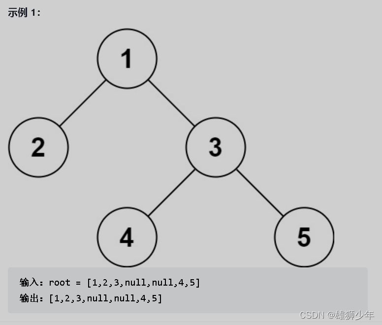 二叉树的序列化与反序列化 Leetcode 29 Csdn博客