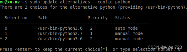 切换ubuntu中的默认python版本和pip版本_ubuntu python默认版本切换-CSDN博客