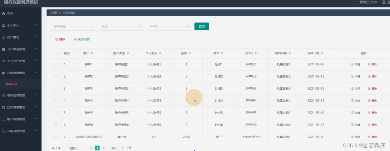 Java Php Node Js Python银行账目管理系统【2024年毕设】 Csdn博客