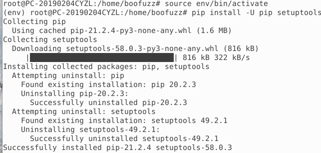 安装boofuzz （Ubuntu16.04 Python3.9）_boofuzz安装-CSDN博客