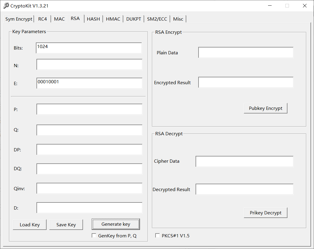 功能丰富的算法工具,支持RSA,ECC,SM2,AES,3DES,SM4,SHA等算法_sm3 hmac 工具-CSDN博客