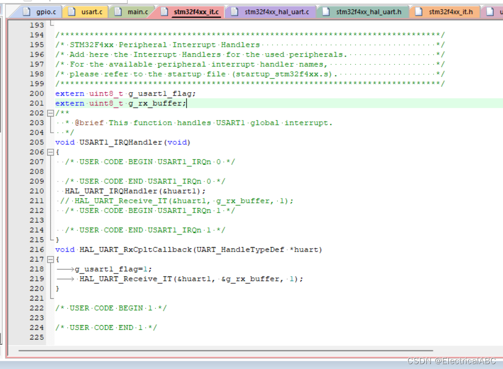 STM32F407串口通过阻塞发送，中断接受数据，通过Cube MX配置_stm32f407 uart cube-CSDN博客