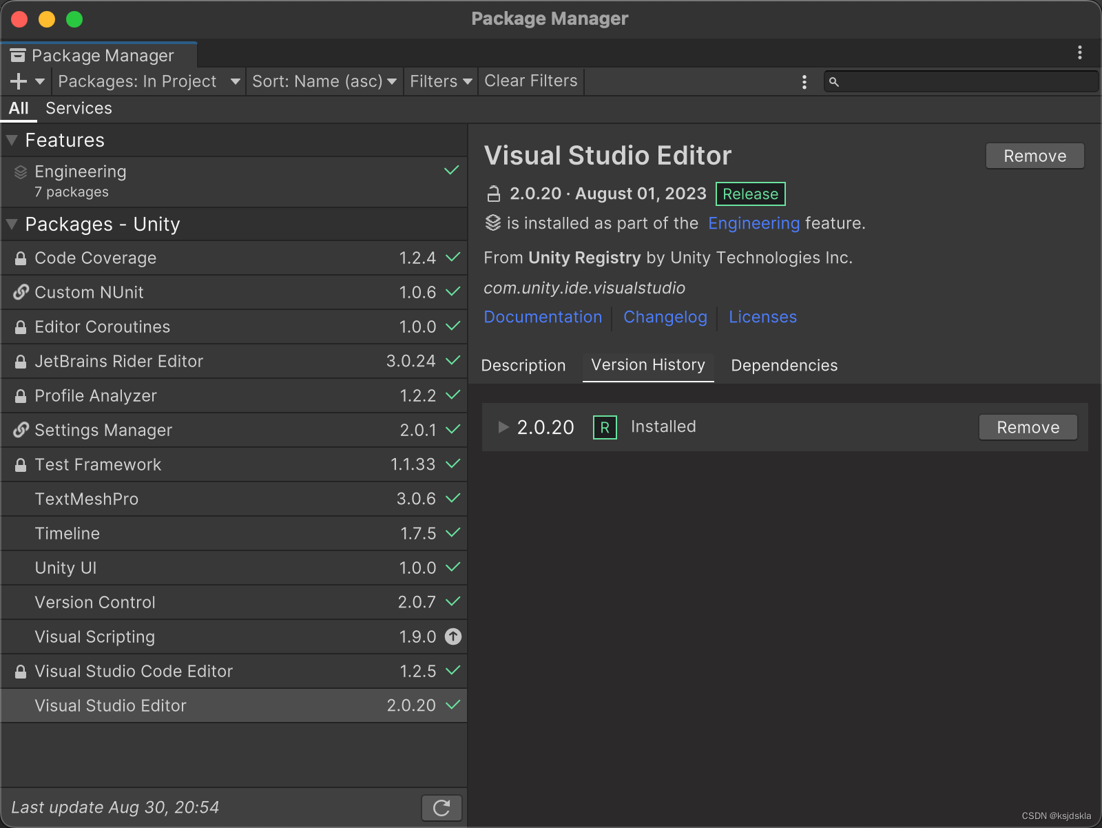 Unity 报错：one Or More Errors Occurred This Project Is Not Supported In C Dev Kitone Or More 