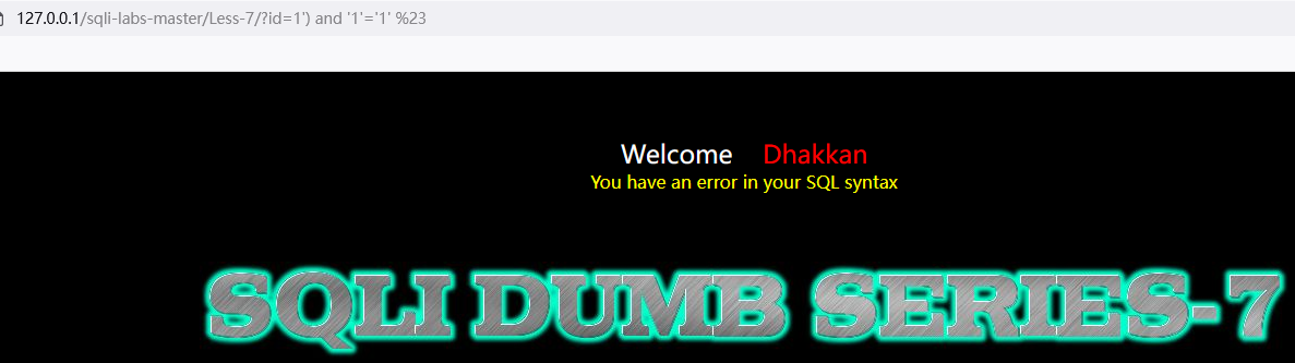 Sqli Labs第七关sql注入流程sqli第七关小小小维的博客 Csdn博客 