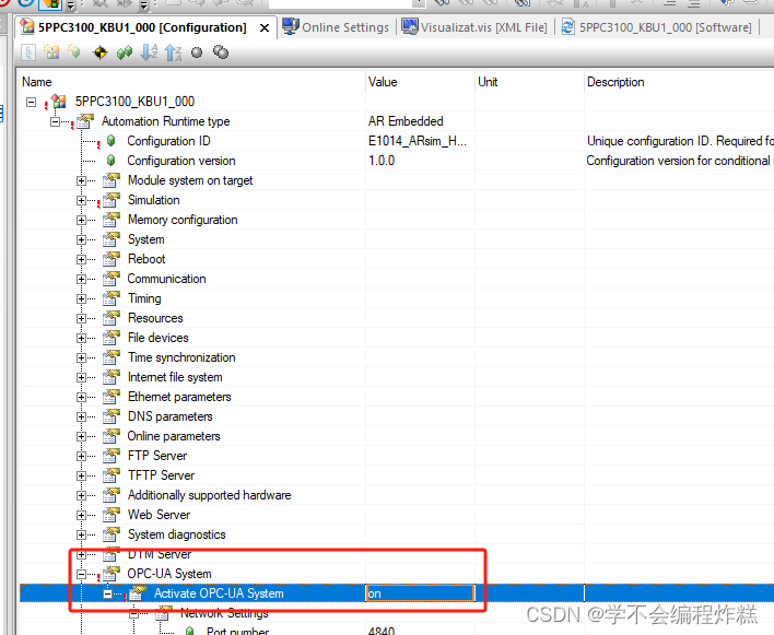 【贝加莱PLC基础教学】4.AutiomationStudio界面交互与仿真_贝加莱visual component vc4 和mapp view-CSDN博客