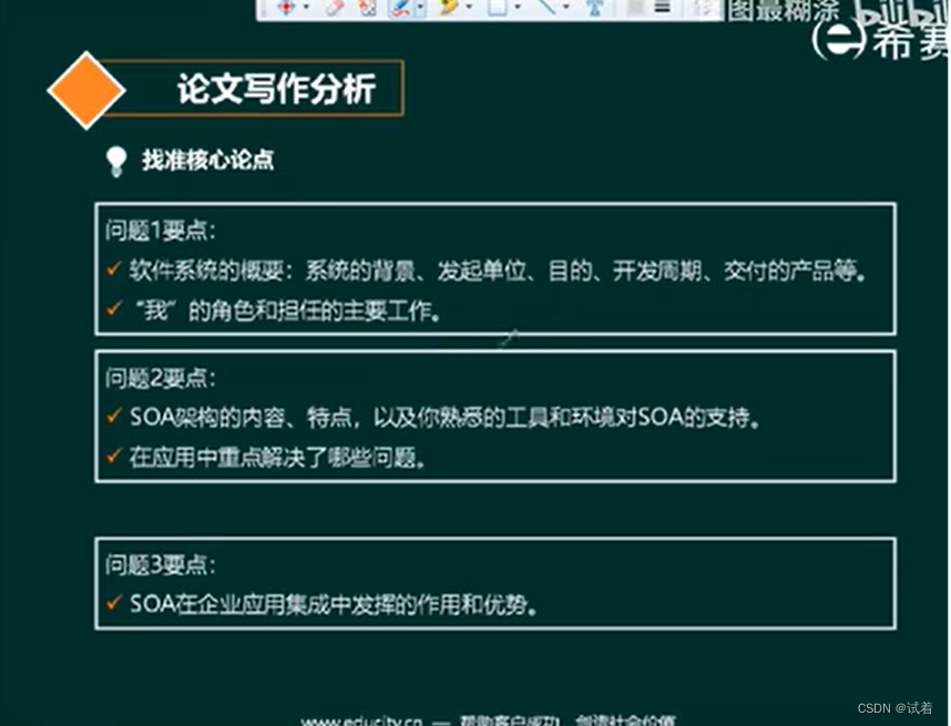 系统分析师 论文写作 论soa在企业集成架构设计中的应用系统架构师论文 Soa Csdn博客