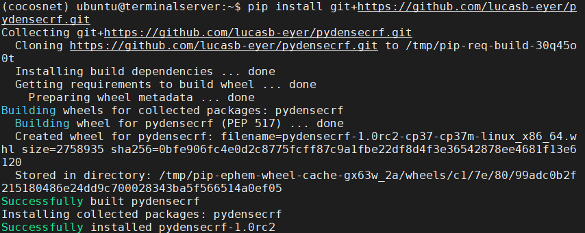pydensecrf 安装（ubuntu16 + python3.7）-CSDN博客