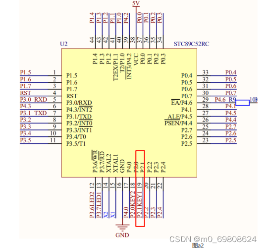 基于stc51开发板的基础实验——按键控制灯_stc 按键 电阻-CSDN博客
