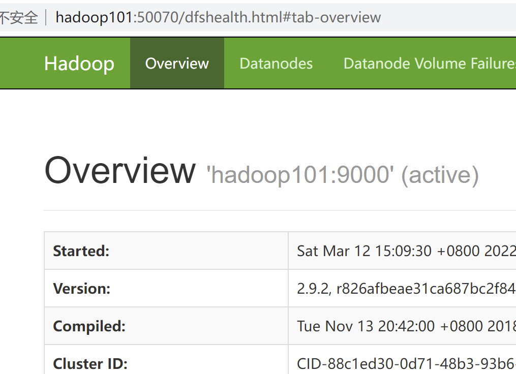 虚拟集群搭建，hadoop别名无法打开网页hdfs界面 Hadoop打开界面 Csdn博客