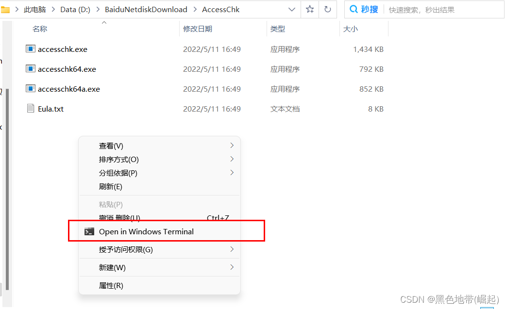 【windows系统配置检查工具】微软AccessChk系统资源检查：下载地址、命令、使用示例_accesschk.exe-CSDN博客