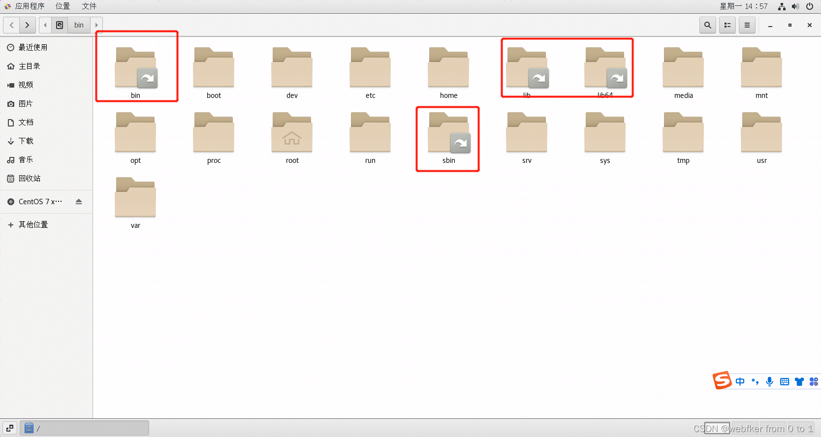 【Linux基础】一、文件系统 ——Linux根目录下各目录都是干什么的？有什么作用？（/bin、/sbin、/home、/root、/lib ...
