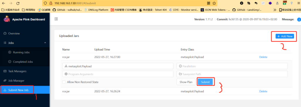 Apache Flink 未授权远程代码执行检查_apache flink dashboard-CSDN博客