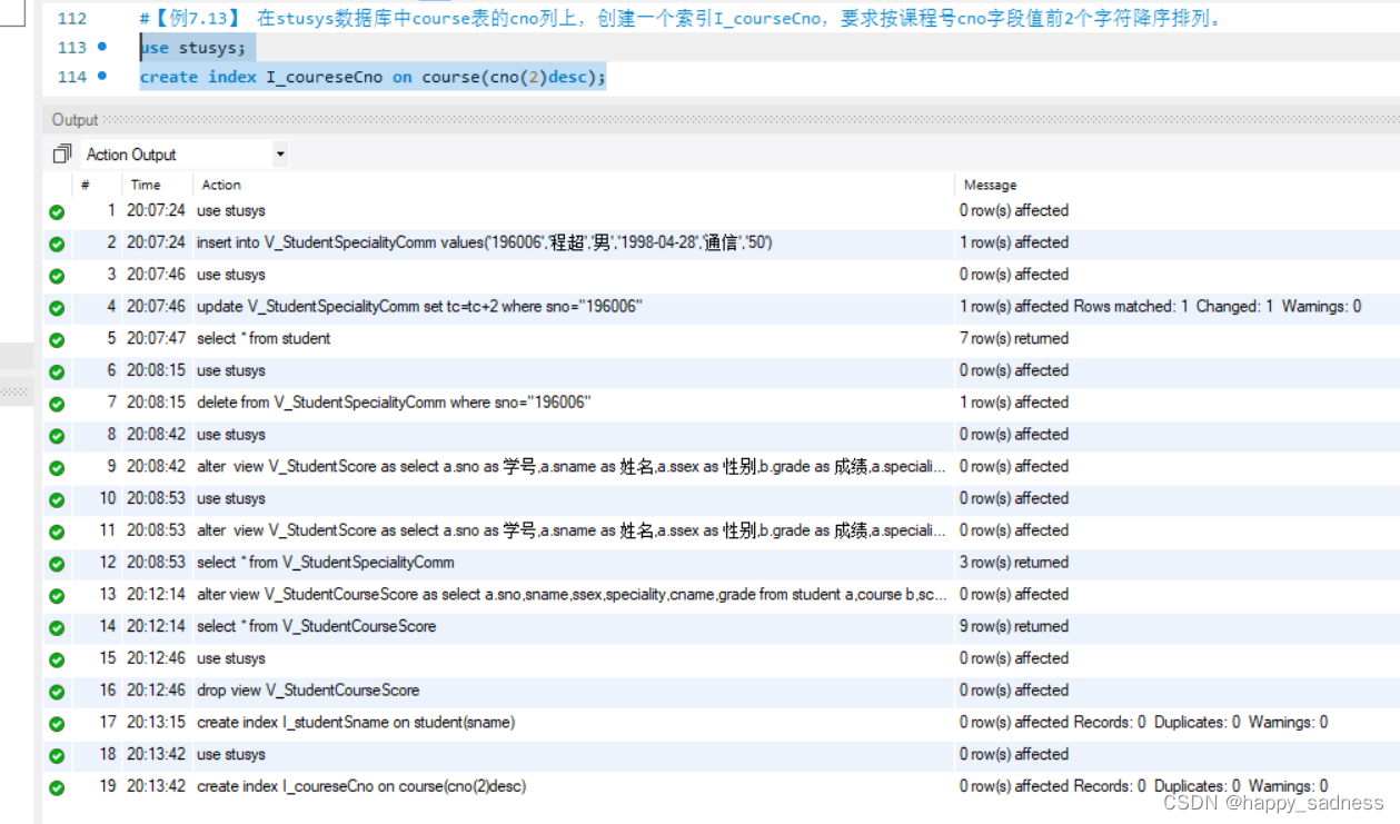 第七章练习例子_用虚拟机创建一个表包含学号姓名年龄出生日期-CSDN博客