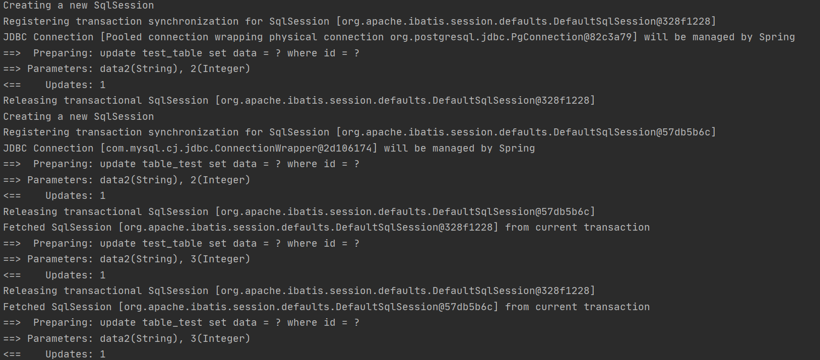 Spring + Jta + JDBCTemplate distributed things implementation ...