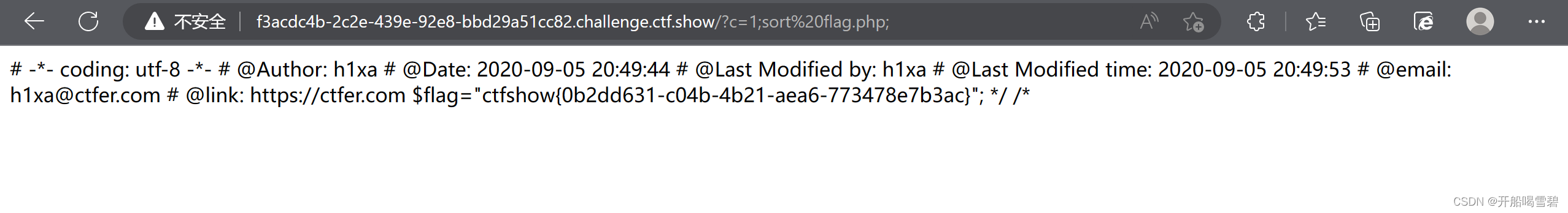 ctfshow web入门---文件执行 解题思路_ctfshow web56-CSDN博客