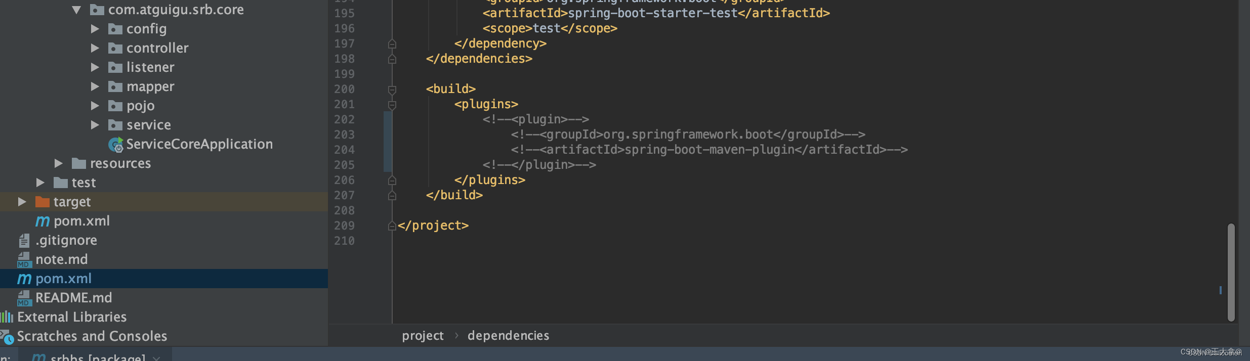 Maven打包失败--Failed to execute goal org.springframework.boot:spring-boot-maven-plugin：no found ...