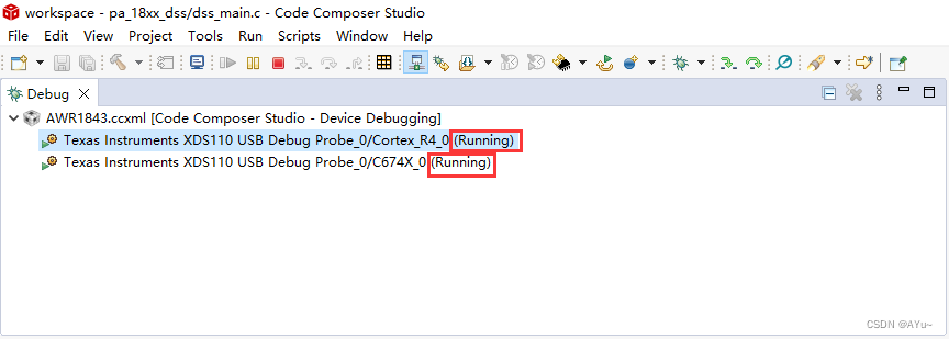 毫米波雷达AWR1843 CCS调试_awr1843boost配套软件-CSDN博客