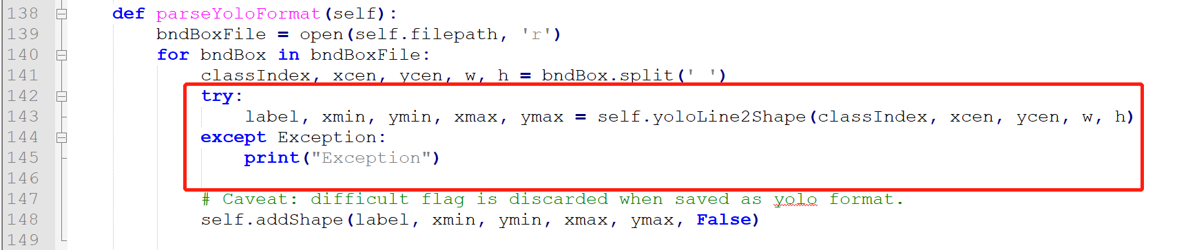 Labelimg flashback, error index indexerror - Programmer Sought