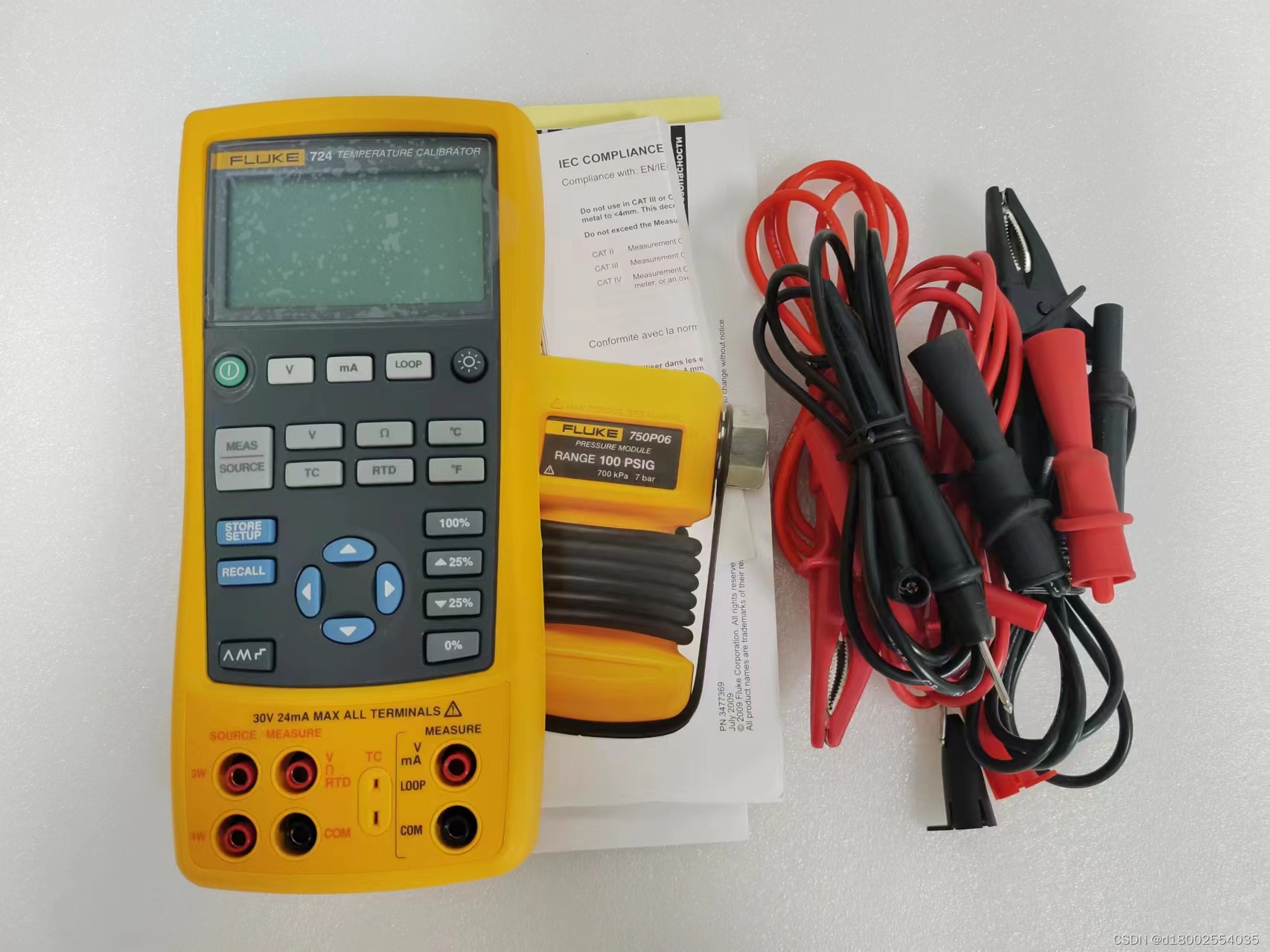 福禄克FLUKE 724温度校准器-CSDN博客