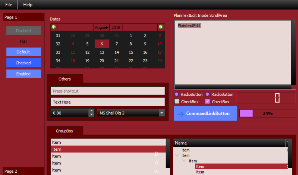 Qt5/6十大常用功能之界面换肤换主题换Stylesheet动态更换qss文件_qt如何实现换肤-CSDN博客