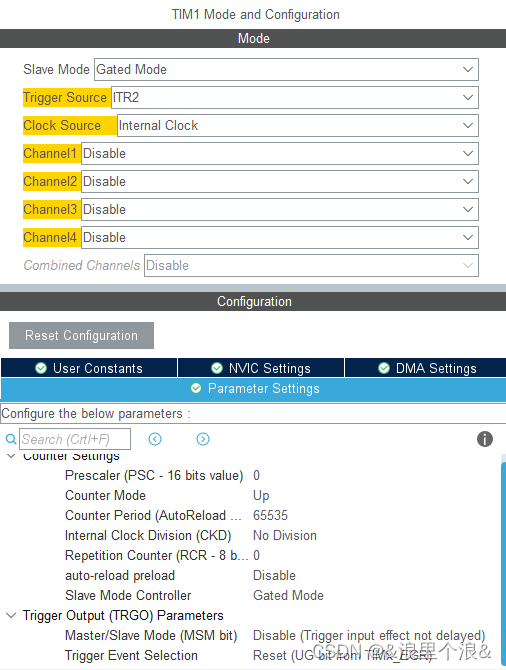STM32CUBEMX 定时器主从多通道发送固定脉冲数_stm32cubemx 定时器主从模式-CSDN博客