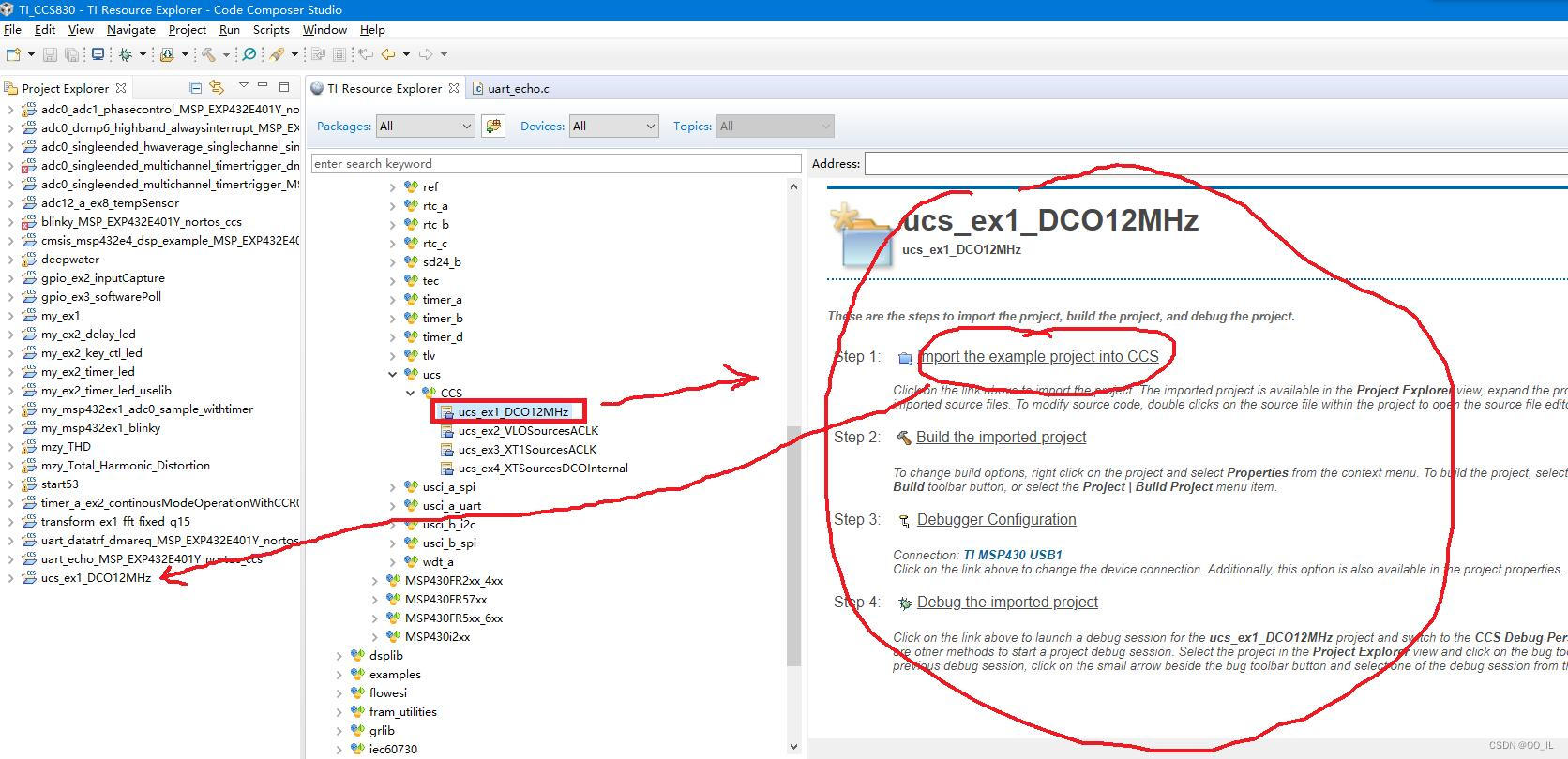 CCS8.3安装教程＋MSP430的导入_ccs driverlib安装-CSDN博客