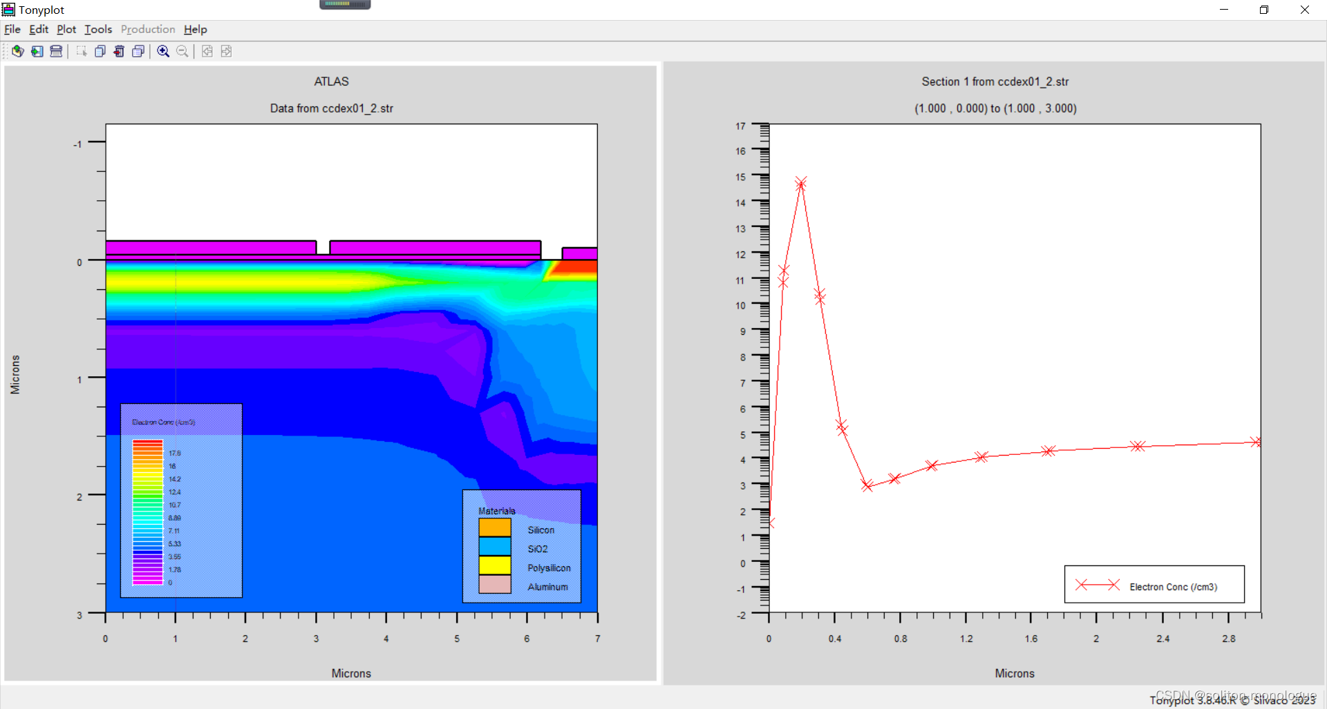 Silvaco学习笔记(十五)——提取电子浓度（electron concentration in empty/full well ...