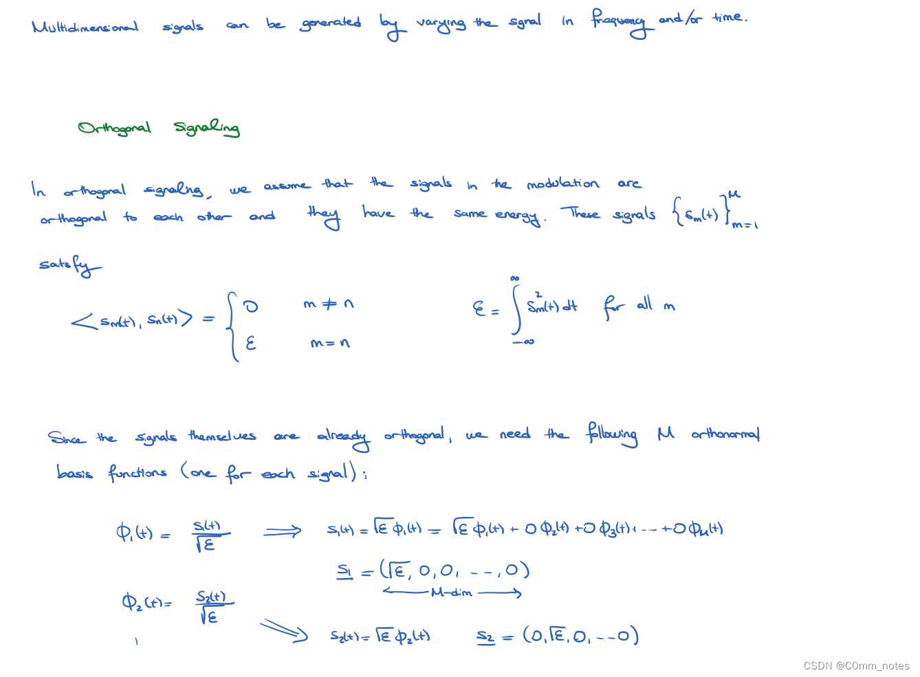 【数字通信】通俗易懂理解多维度信号(Multidimensional Signal)_pam qam psk-CSDN博客