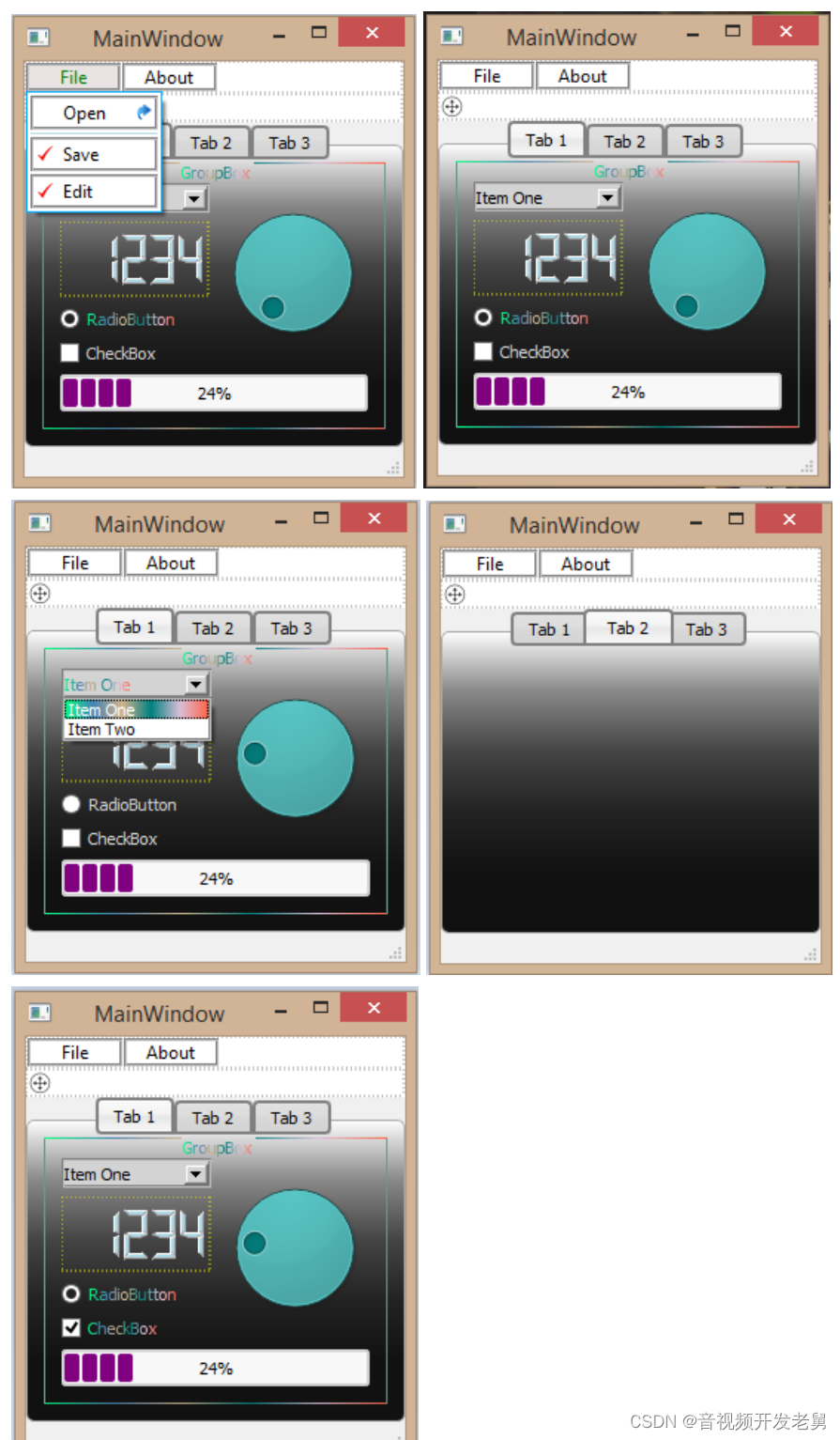 Qt自定义界面之 Style Sheet_qt style sheet-CSDN博客