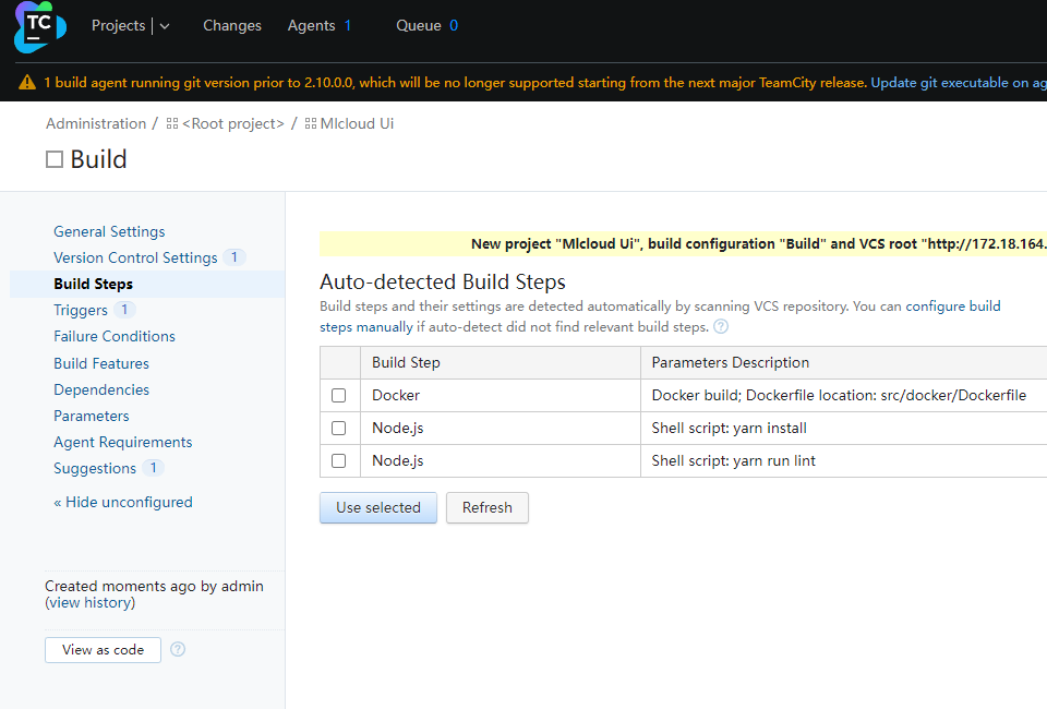 TeamCity系列教程(二)-teamcity发布前端项目-CSDN博客
